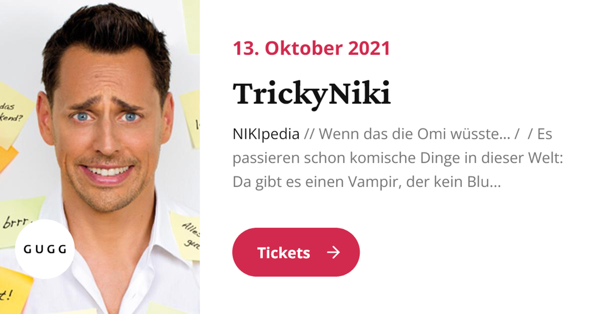 TrickyNiki: NIKIpedia im Gugg Kulturhaus