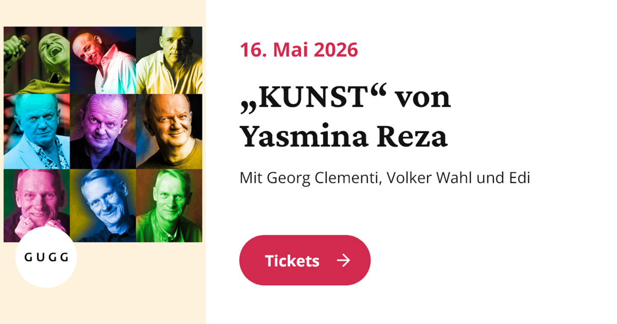 „KUNST“ von Yasmina Reza: Mit Georg Clementi, Volker Wahl und Edi Jäger ...